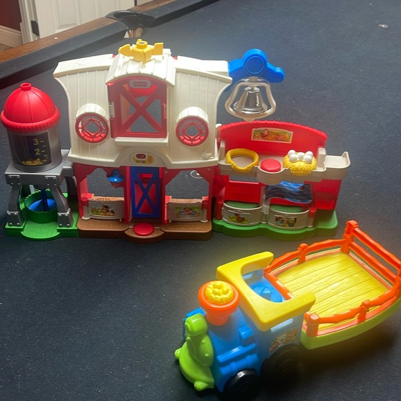 Fisher-Price | Toys | Fisher Price Littlepeople Farm And Train | Poshmark